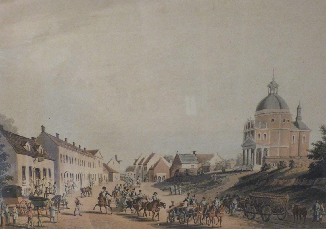 Waterloo conveying the French Canon - Musée Wellington